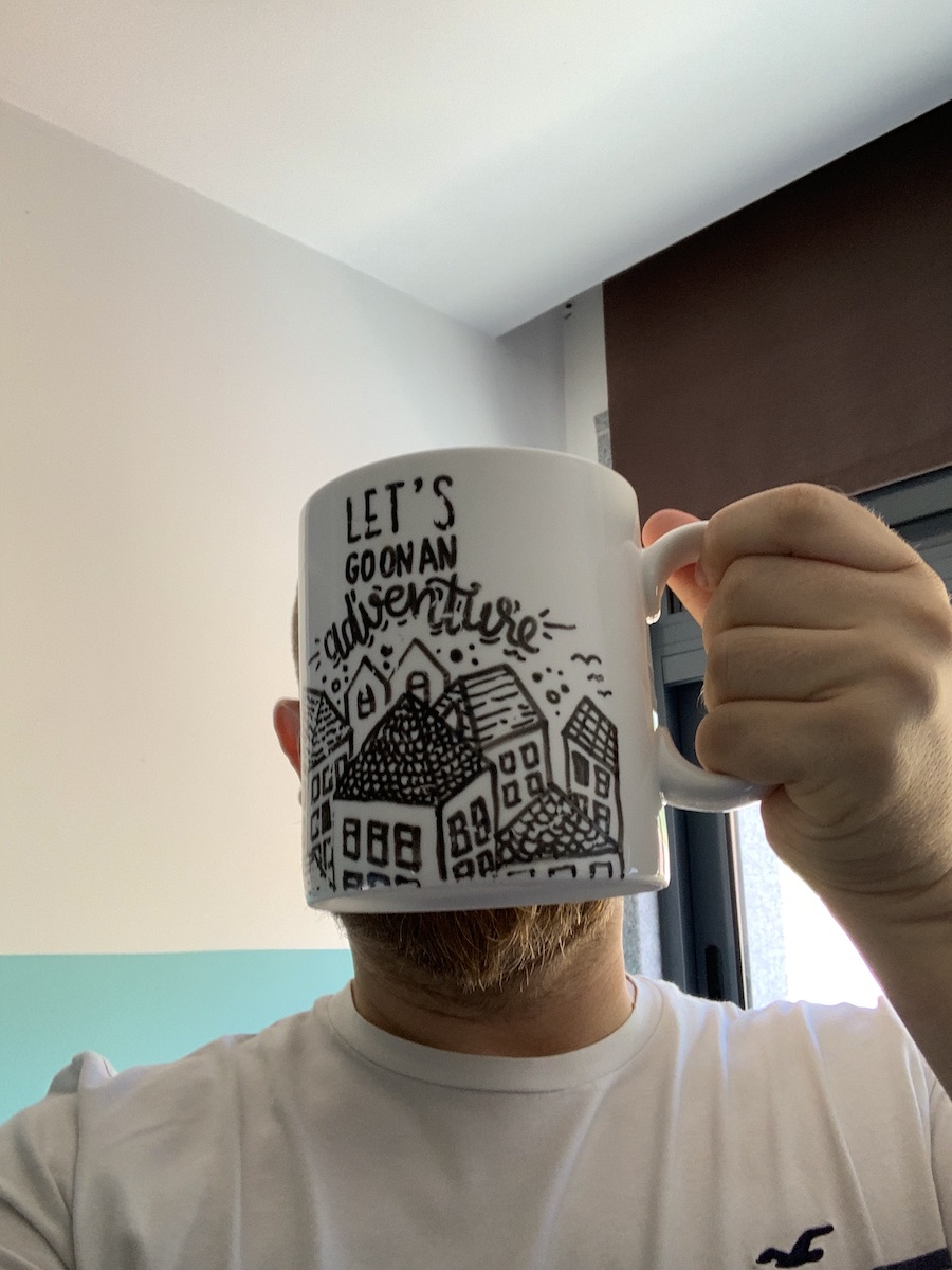 Weird things I own: the huge tea mug