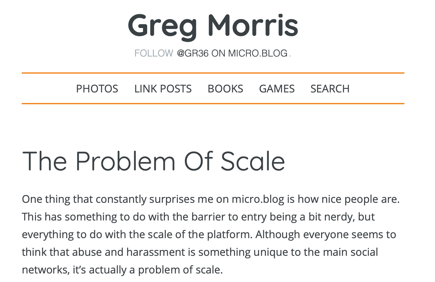 On the Size of Social Media Platforms and My Blog